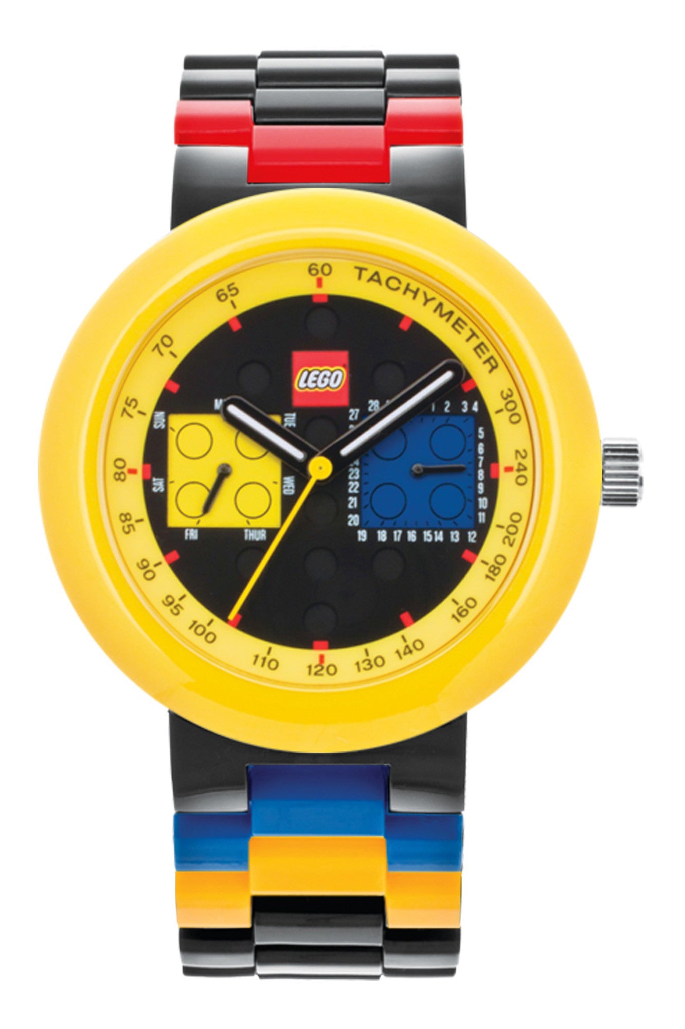LEGO® Two by Two Black/Yellow Adult Watch – The PSE Group
